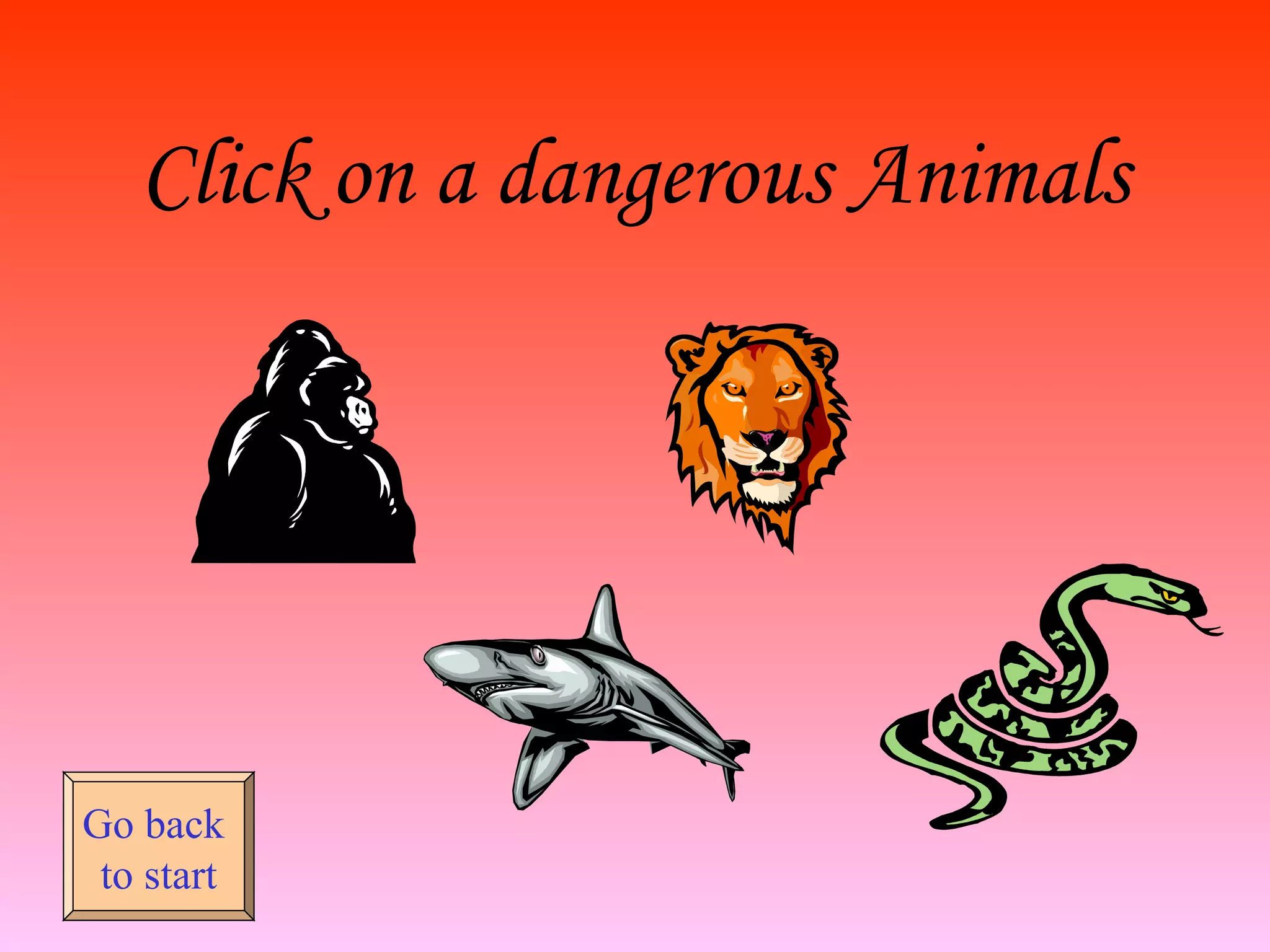 Dangerous animals | PPT