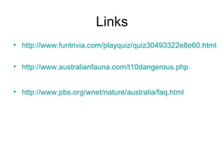 Dangerous Animals of Australia | PPT
