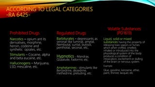 Dangerous drugs ppt | PPTX