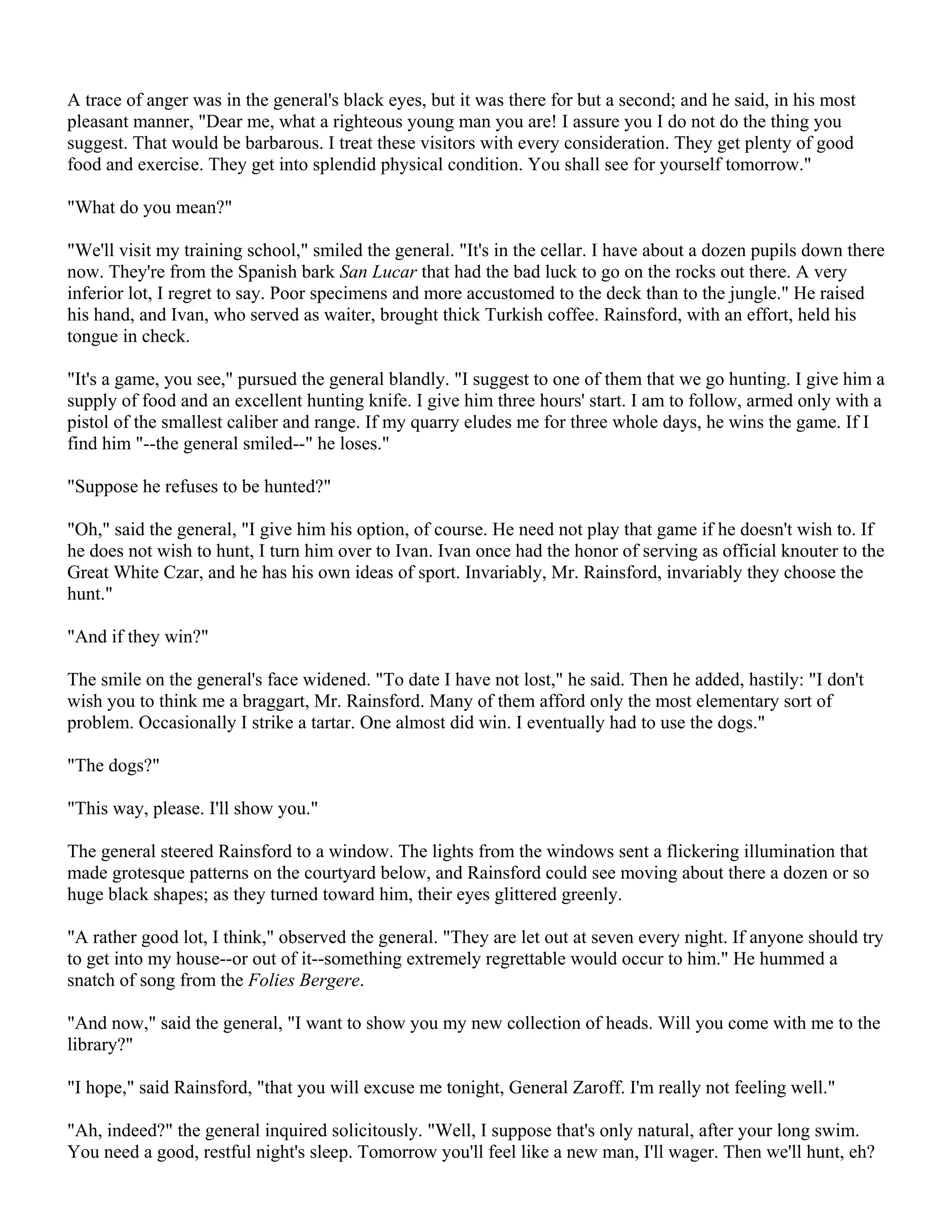 Dangerous game | PDF