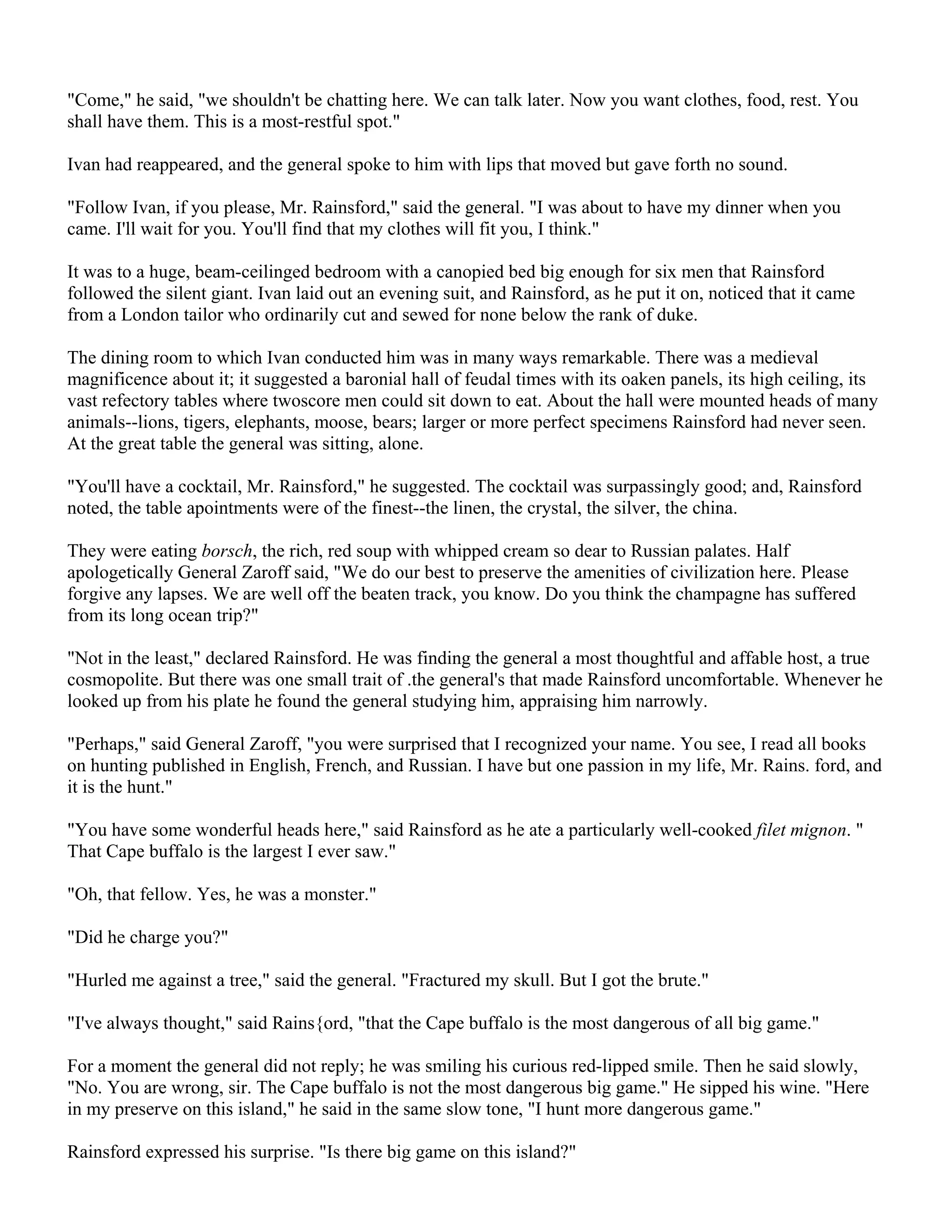 Dangerous game | PDF