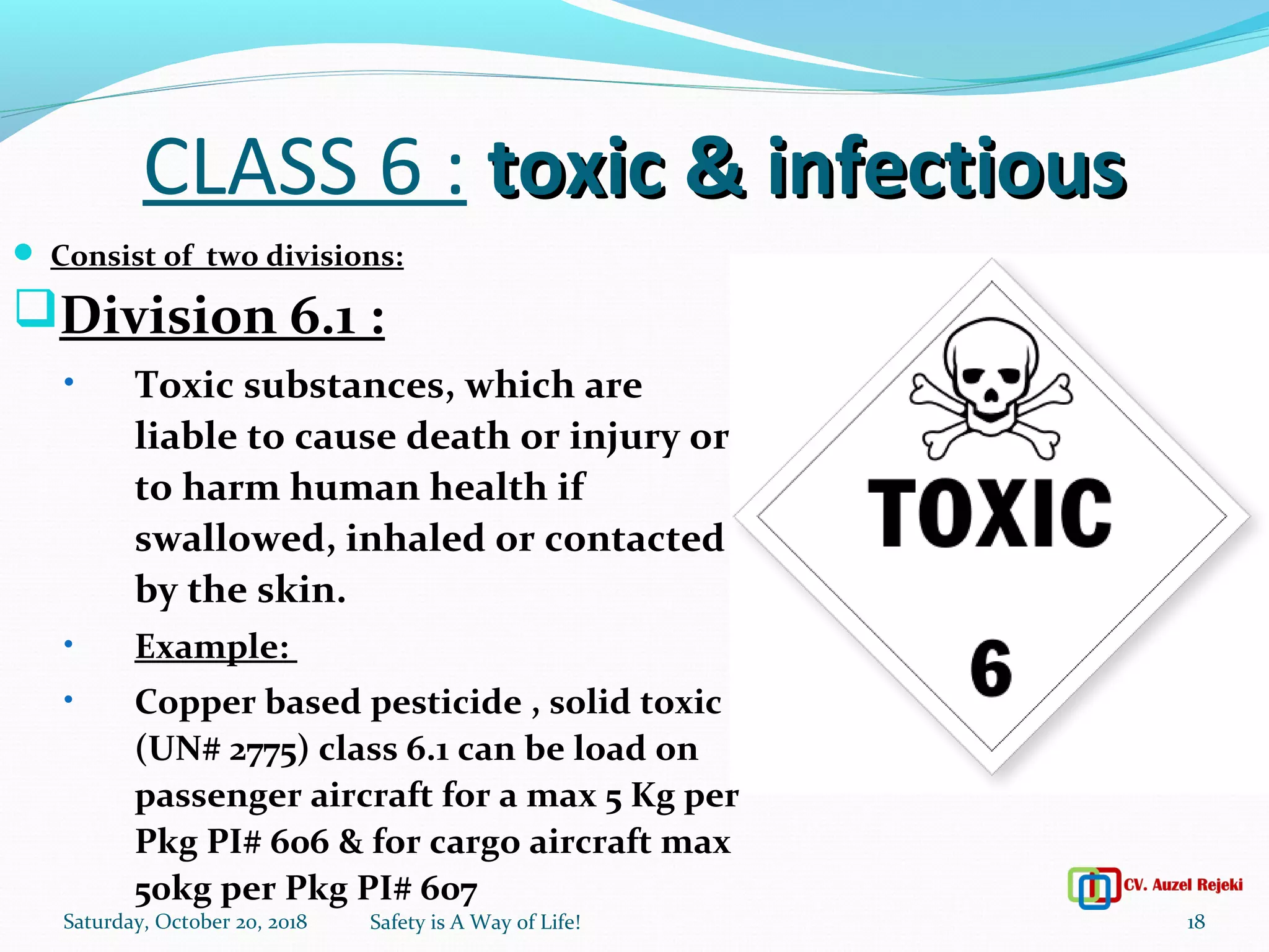 Dangerous Goods Awareness and Handling Safety | PPS