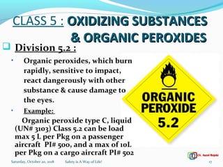 Dangerous Goods Awareness and Handling Safety | PPS