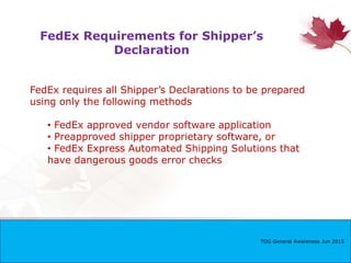 Dangerous Goods Awareness Slides 03062015.ppt