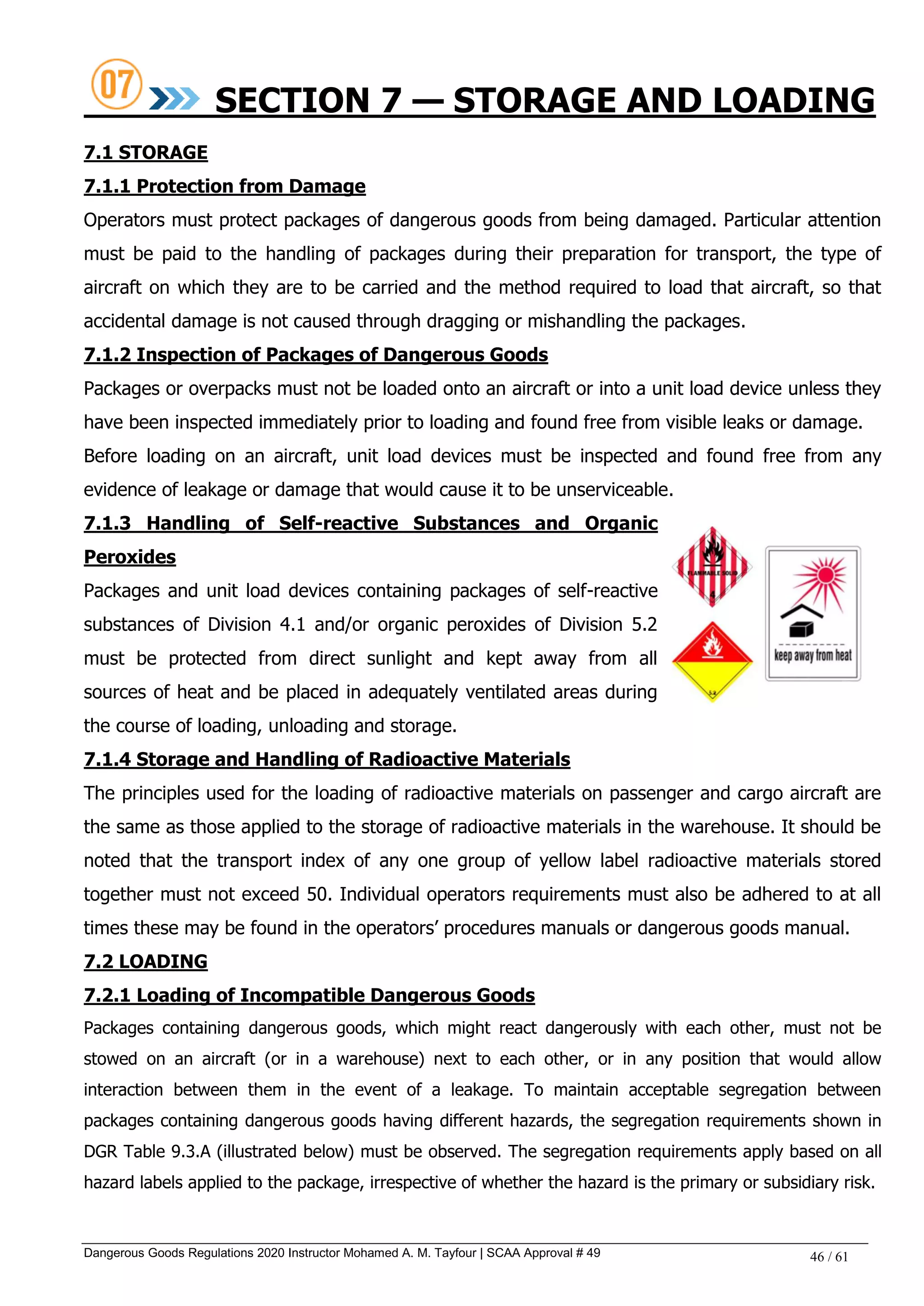 Dangerous goods regulations cat 10 | PDF