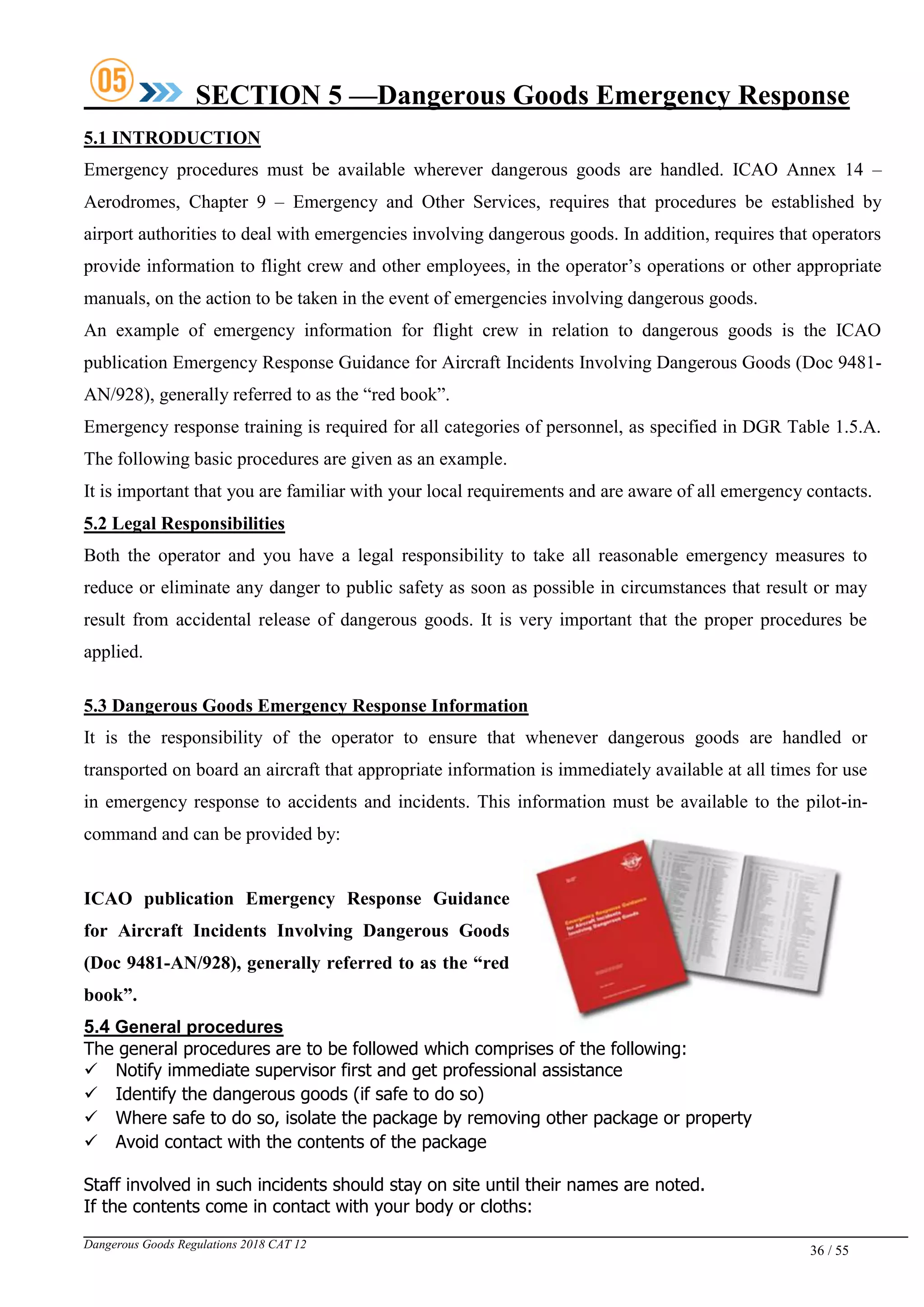 Dangerous goods regulations CAT 12 | PDF