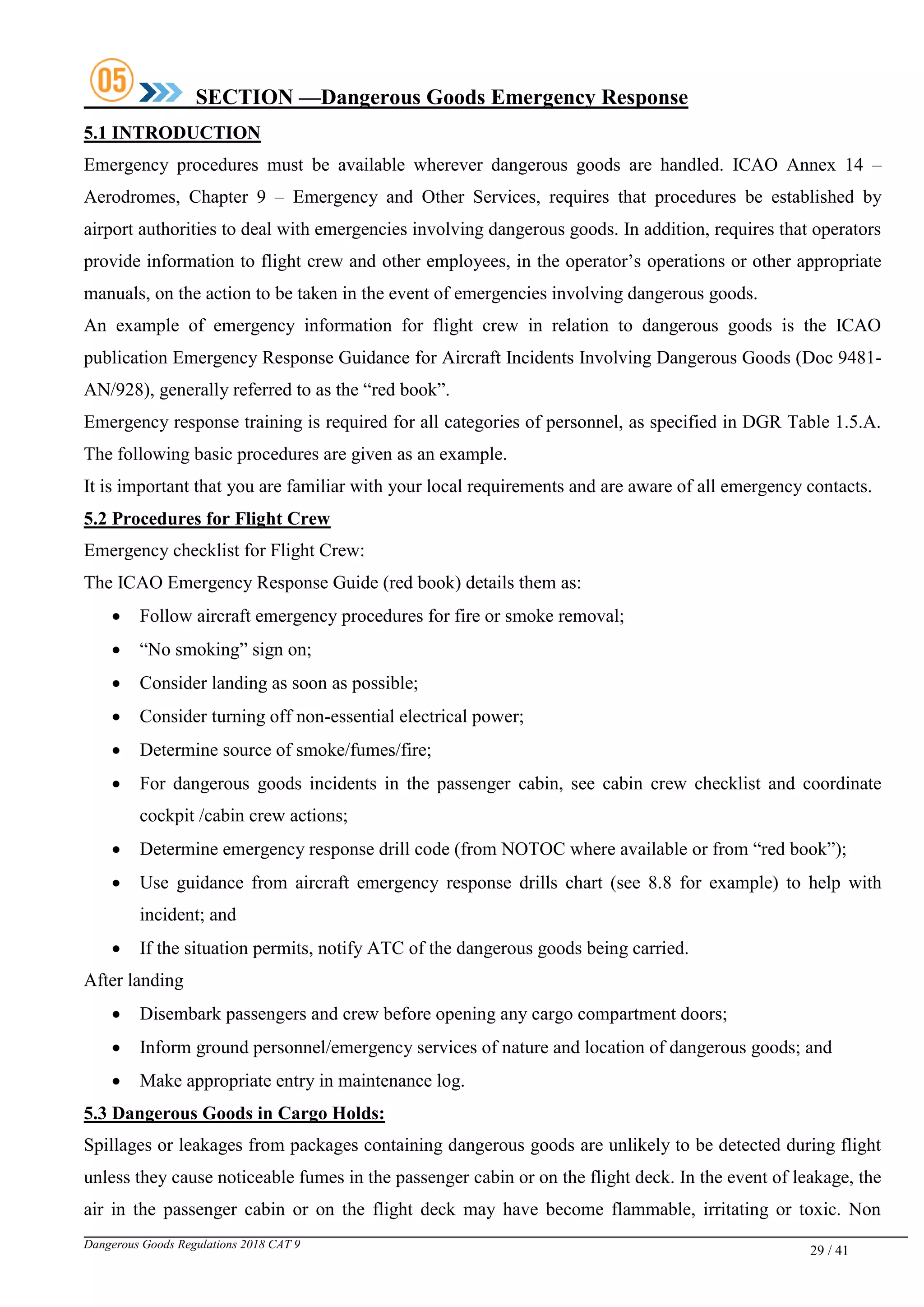 Dangerous goods regulations cat 9 | PDF
