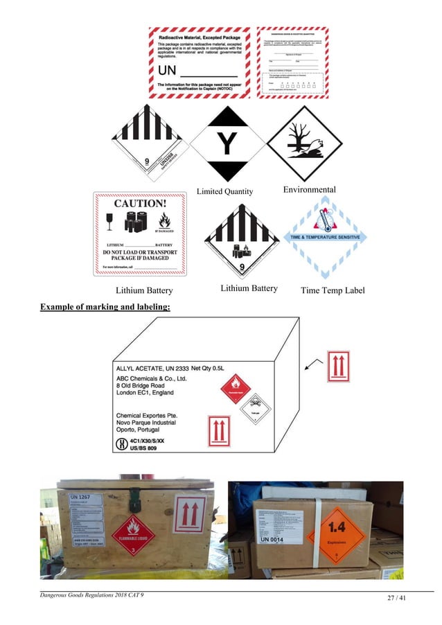 Dangerous goods regulations cat 9 | PDF | Air Travel | Travel Type