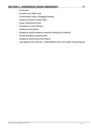 Dangerous goods regulations cat 9 | PDF
