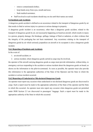 Dangerous goods regulations cat 9 | PDF