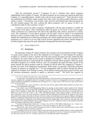 Dangerous Liaisons - Software Combinations as Derivative Works? | PDF