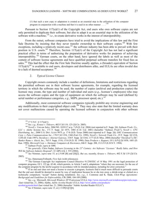 Dangerous Liaisons - Software Combinations as Derivative Works? | PDF
