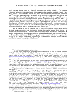 Dangerous Liaisons - Software Combinations as Derivative Works? | PDF