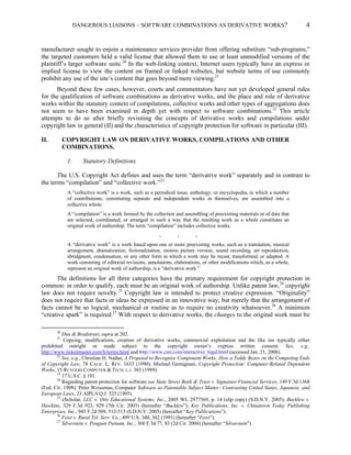Dangerous Liaisons - Software Combinations as Derivative Works? | PDF