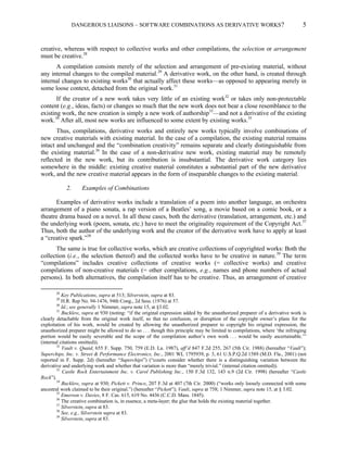 Dangerous Liaisons - Software Combinations as Derivative Works? | PDF