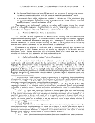 Dangerous Liaisons - Software Combinations as Derivative Works? | PDF