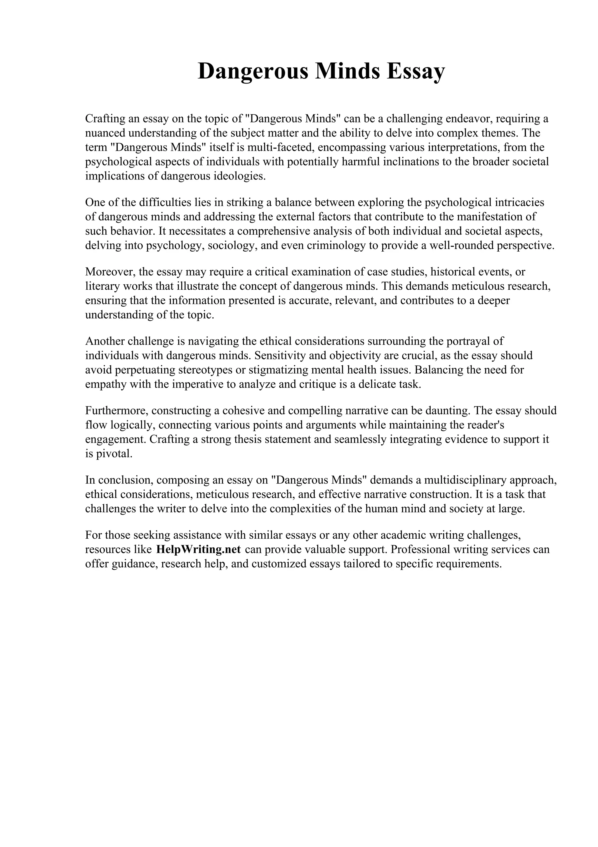 Dangerous Minds Essay.pdf