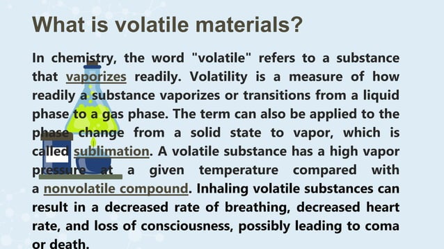 Dangerous Substance and Volatile Materials - Copy.pptx | Free download