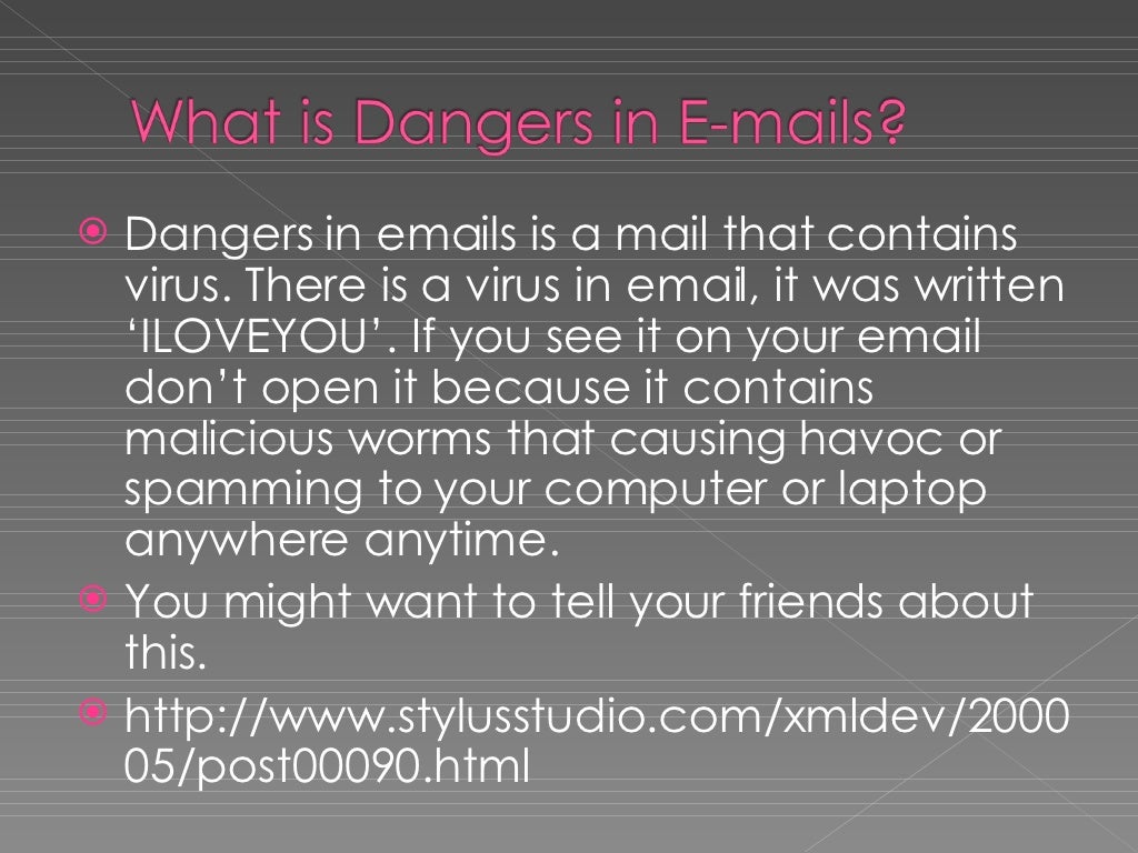 Kevin 7b Dangers in E-mails