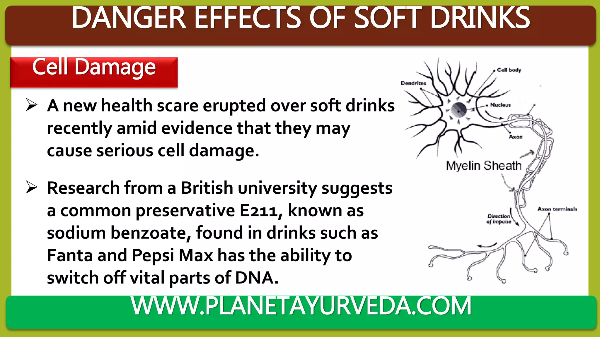 Danger Effects of Soft drinks, Soda beverages and Artificial beverages | PPTX