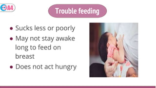 Danger signs in newborn by Dr. Lavanya, Pediatrician | PPTX