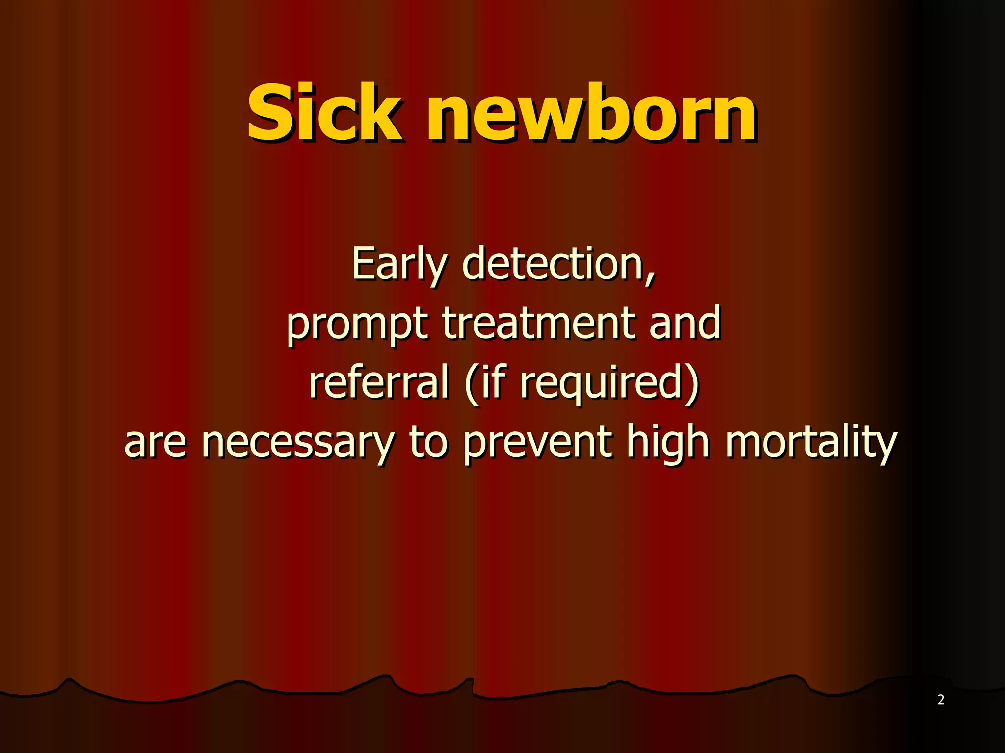 Danger signs in newborns | PPT