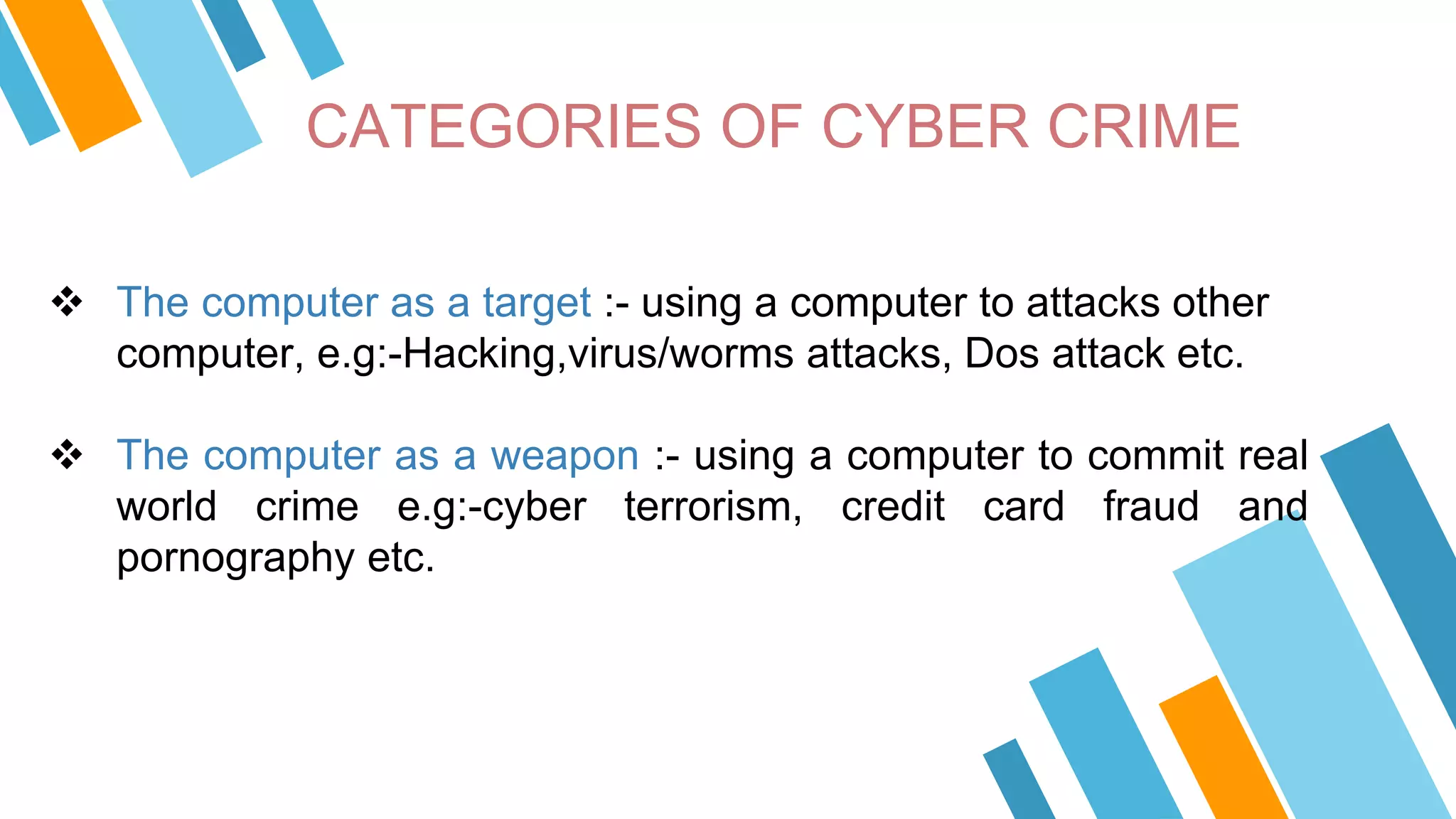 Dangers of Cyber Crime | PPT Dangers of Cyber Crime | PPT