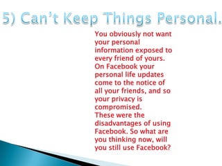 Dangers of facebook | PPT