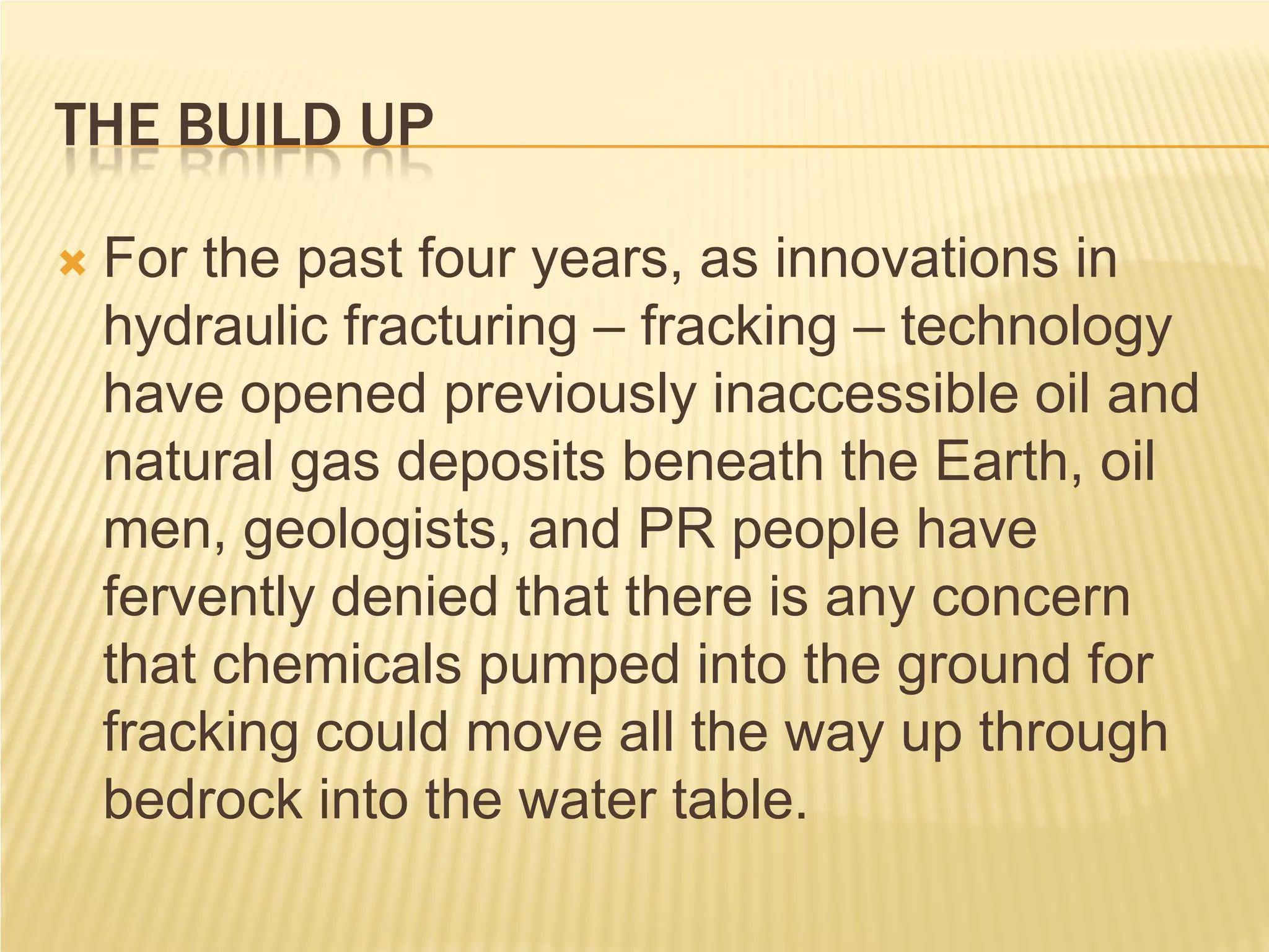Dangers of Fracking PowerPoint | PDF