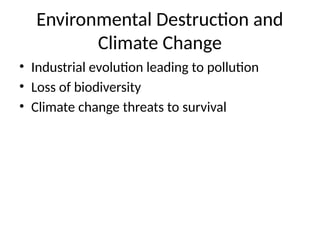Dangers of Human Evolution and the upcoming dangers of technology.pptx