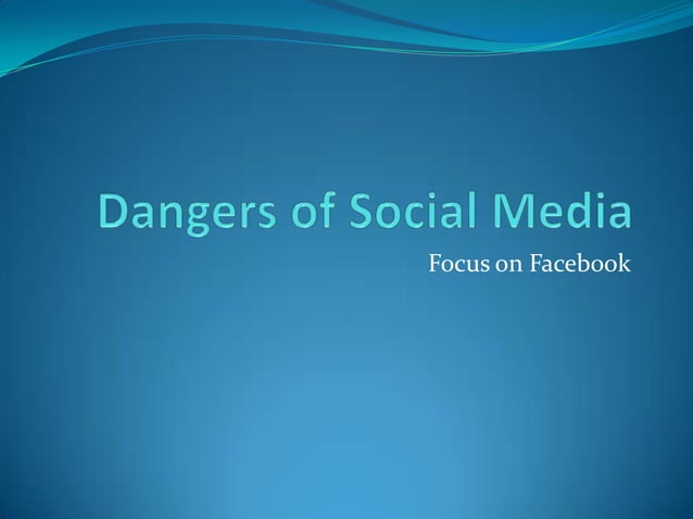 Dangers of social media | PPT