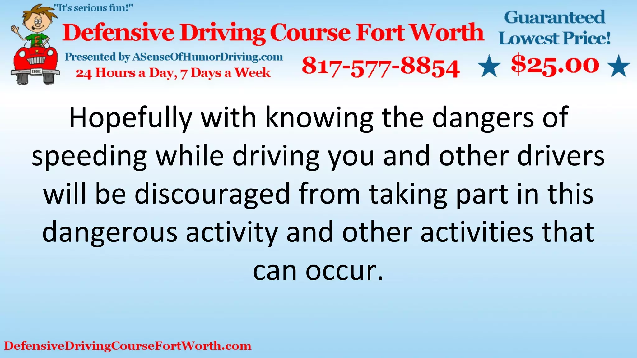 Dangers of speeding while driving | PPT