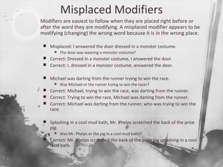 Dangling misplaced modifiers | PPT
