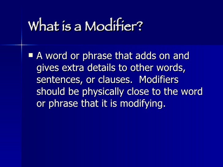 Definition And Examples Of A Dangling Modifier