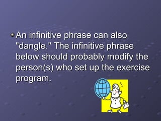 Dangling modifiers | PPT