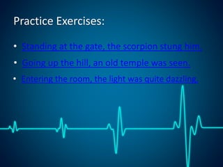 Dangling participles | PPTX