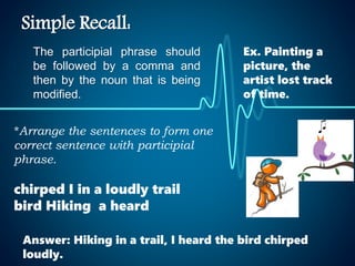 Dangling participles | PPT