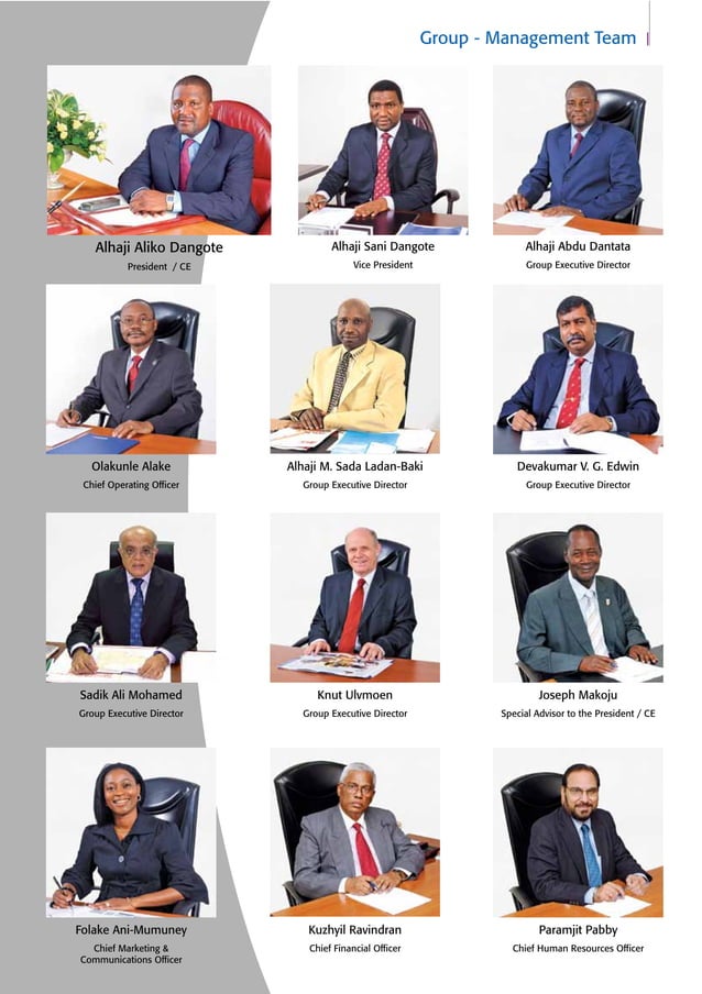 Dangote Group Business Operations And Subsidiaries | PDF | Large ...