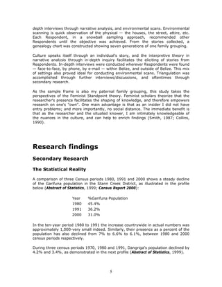Dangriga, Belize or USA: Out-migration Experiences of a Garifuna ...