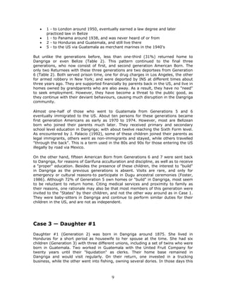 Dangriga, Belize or USA: Out-migration Experiences of a Garifuna ...