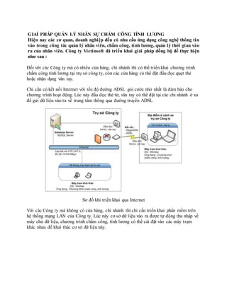 giai phap quan ly nhan su cham cong tinh luong | PDF