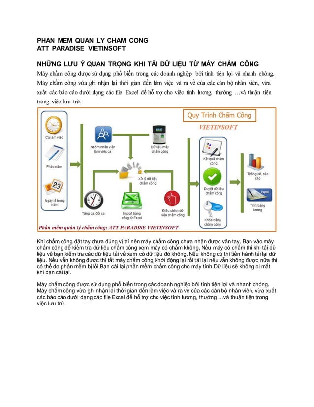 Phan mem quan ly cham cong | PDF