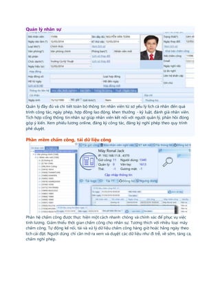 8 uu diem trong phan mem nhan su paradise hrm | DOCX