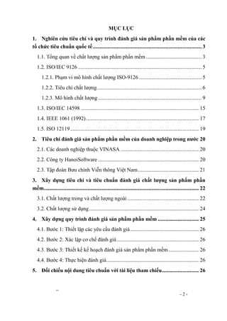 Danh gia chat luong san pham mem | DOC