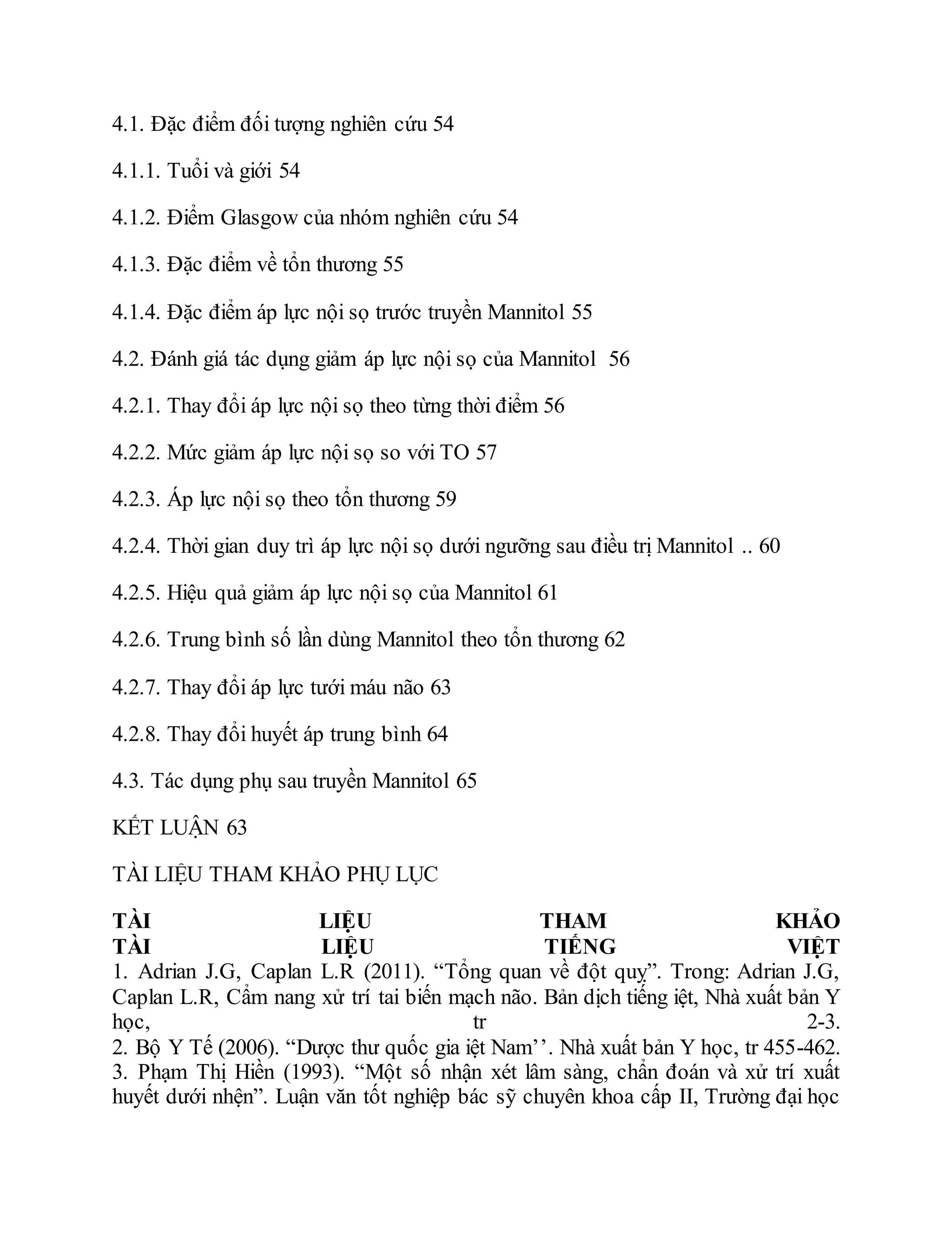 Danh gia hieu qua giam ap luc noi so bang dung dich mannitol | PDF