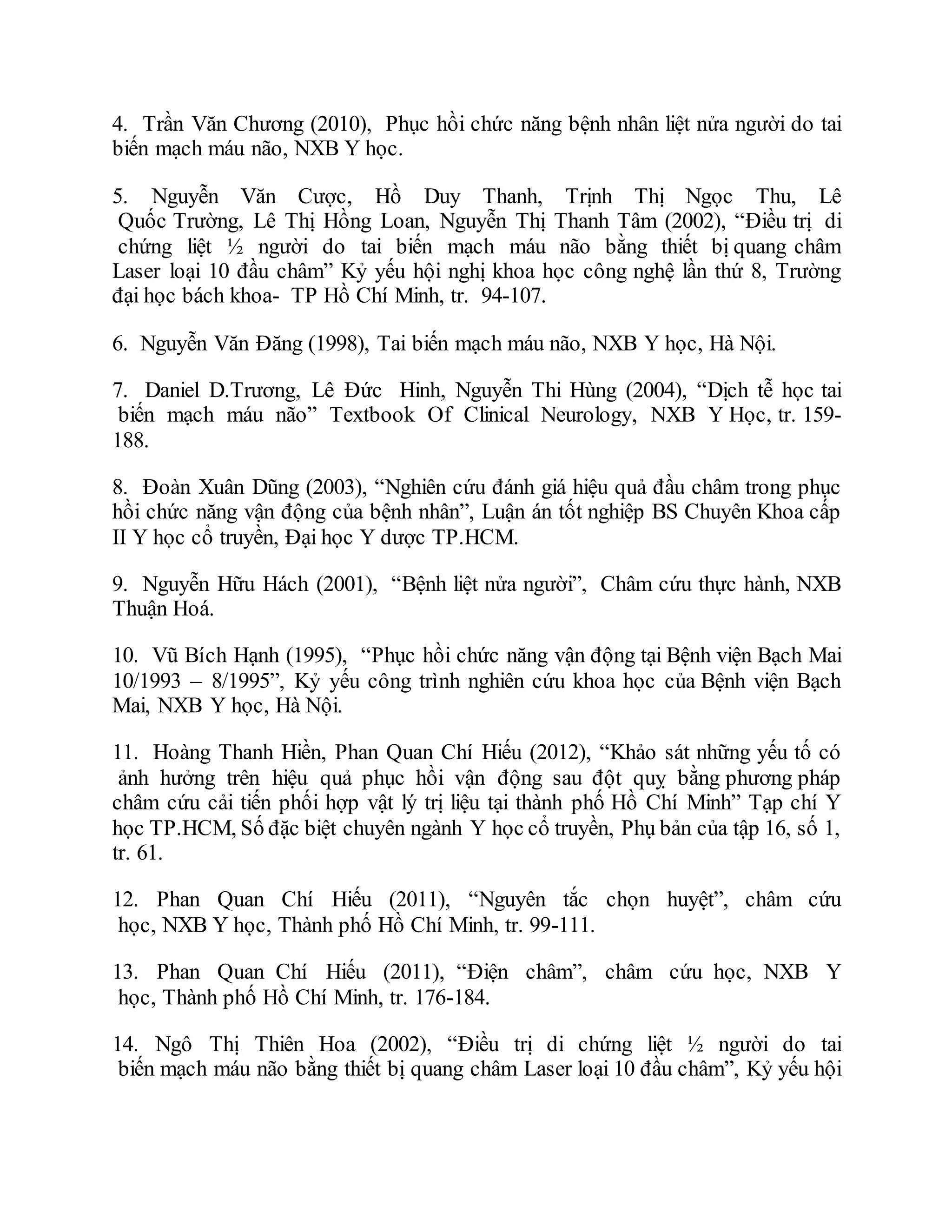 Danh gia hieu qua phuc hoi van dong cua phuong phap cham cai tien ket ...