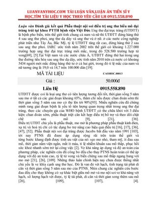 Danh gia ket qua phau thuat noi soi dieu tri ung thu bieu mo dai trang trai | PDF