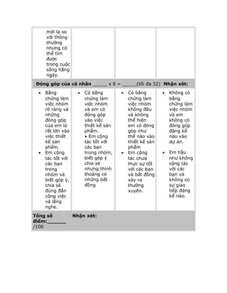 Danhgia mohinh | PDF