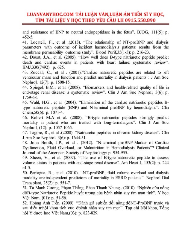 Danh gia nong do tien peptide loi tieu huyet tuong o benh nhan benh than ma | PDF