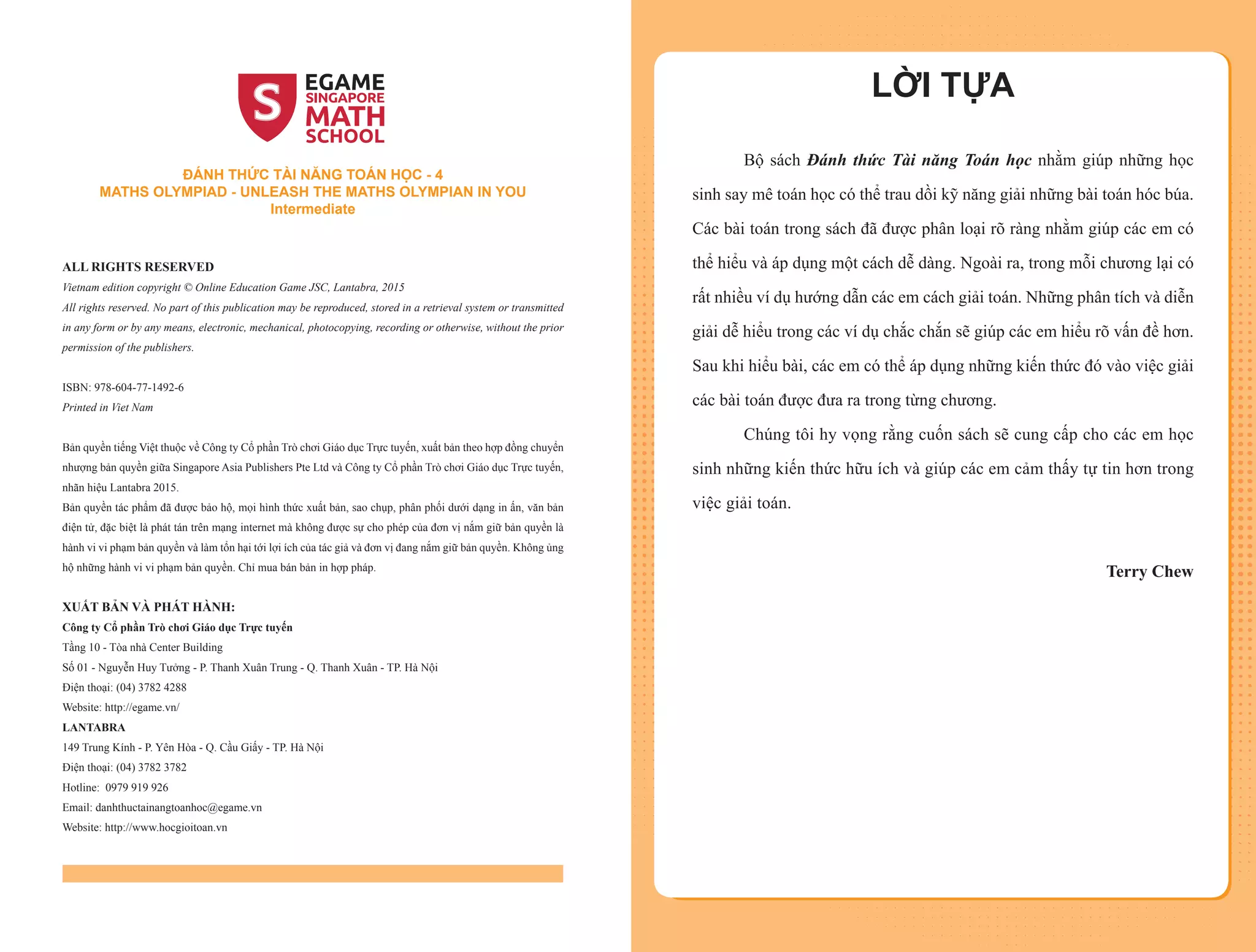 Đánh thức tài năng toán học - Quyển 4 (10-12 tuổi) | Sách toán song ngữ ...